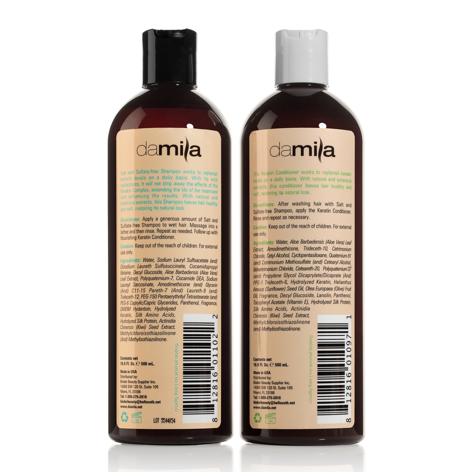 Salt & Sulfate Free Shampoo & Conditioner – Damila.com
